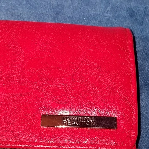 Kenneth Cole Reaction | Bags | Kenneth Cole Reaction Red Wallet | Poshmark
